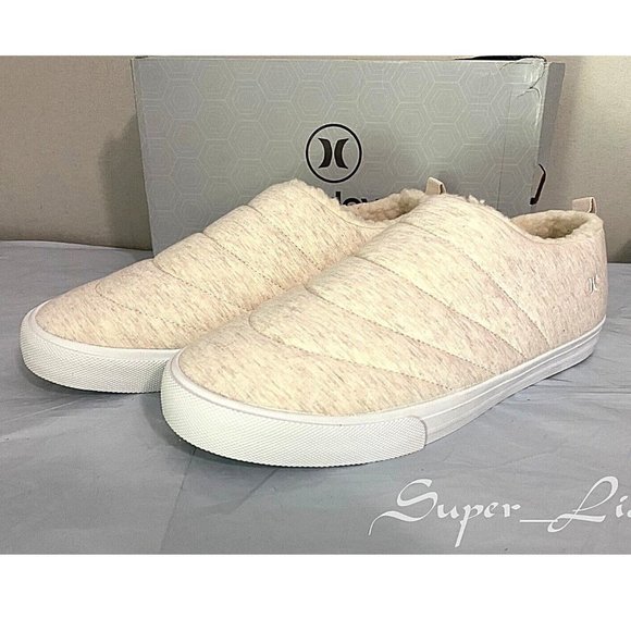 Hurley | Shoes | New Hurley Womens Arlo Puff Faux Fur Lined Slipon Clog ...